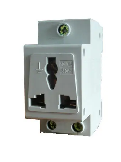 Ac30 Three Plug Modulus Socket 16a Power Socket Distribution Box Rail