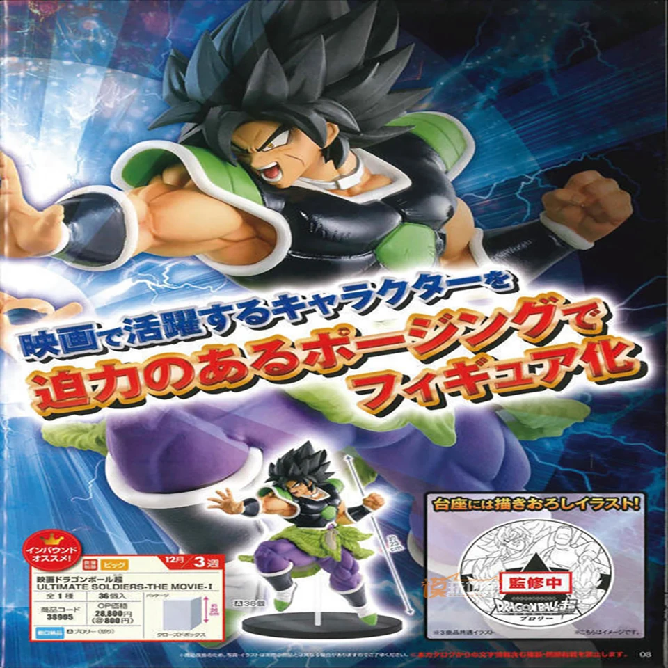 Tronzo Dragon Ball SUPER ULTIMATE SOLDIERS-фигурка броли Banpresto ...