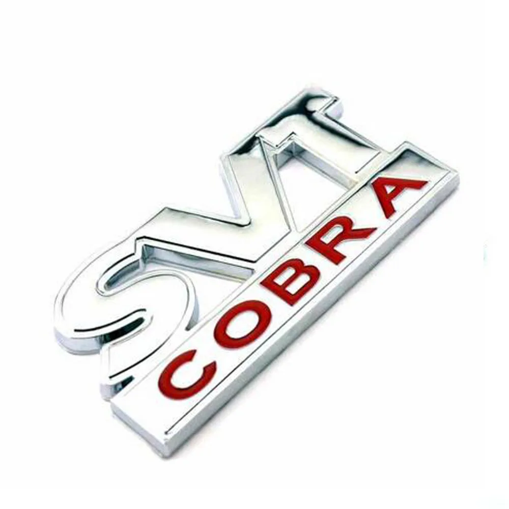 Dsycar 3D Metal SVT COBRA Car Sticker Emblem Badge for Universal Cars ...