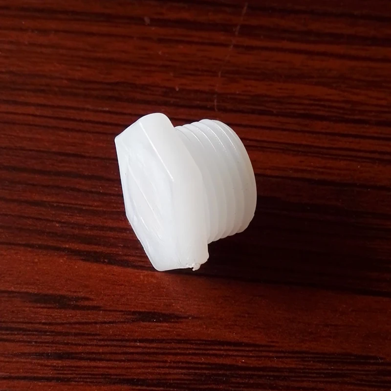 100pc/lot PE Plastic Pipe Plugs G1/2" G1/4" G3/8" G1/4" BSP Male Thread ...