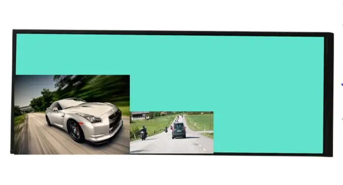 7.84 inch LCD screen horizontal screen rectangular screen shaped screen ...