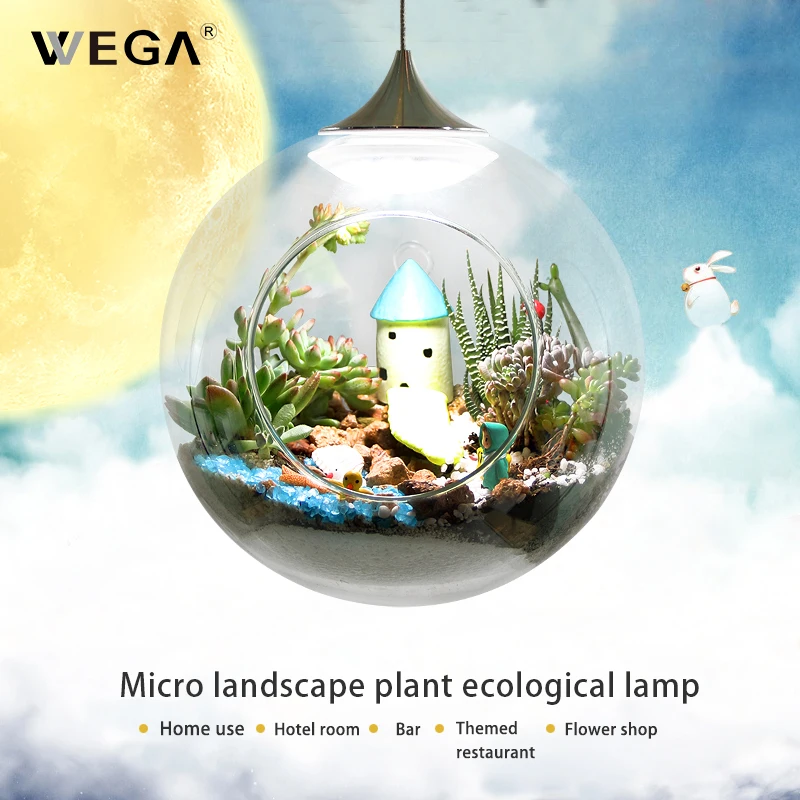 Led Plant Growing Lamp Organic Glass Plant Lamp 3W 7W Full Spectrum ...