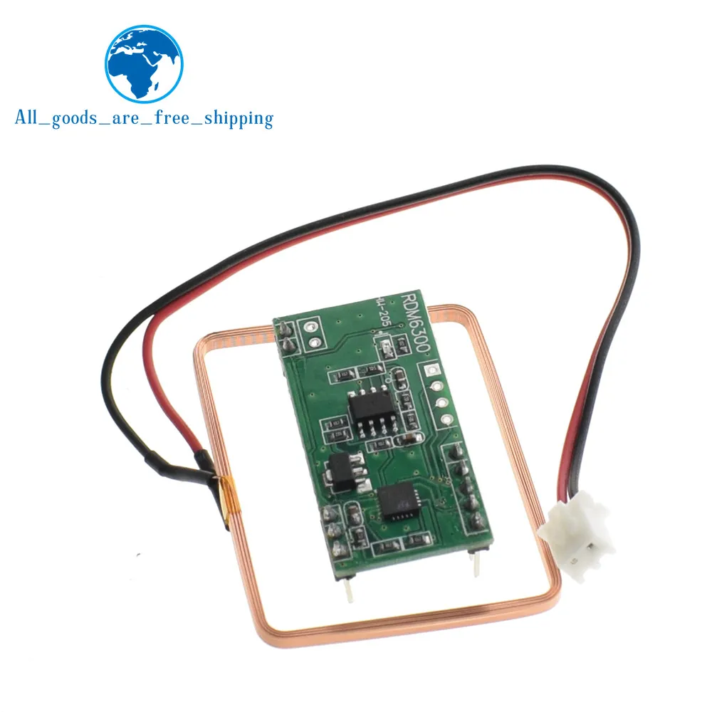 UART 125Khz EM4100 RFID Card Key ID Reader Module RDM6300 (RDM630) For ...