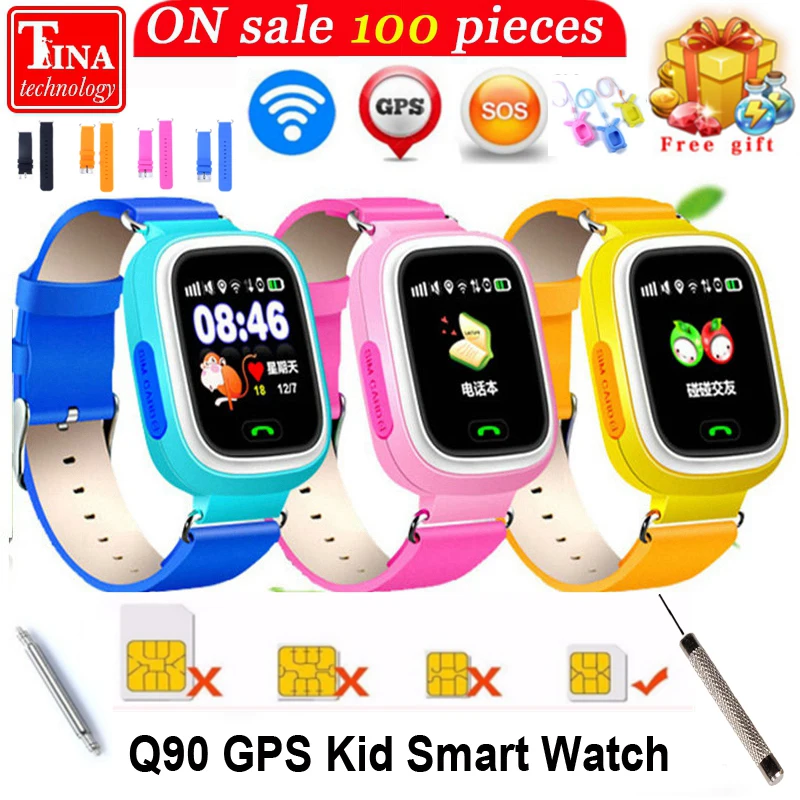 Best Price GPS Q90 Smartwatch Touch Screen WIFI Positioning Children ...