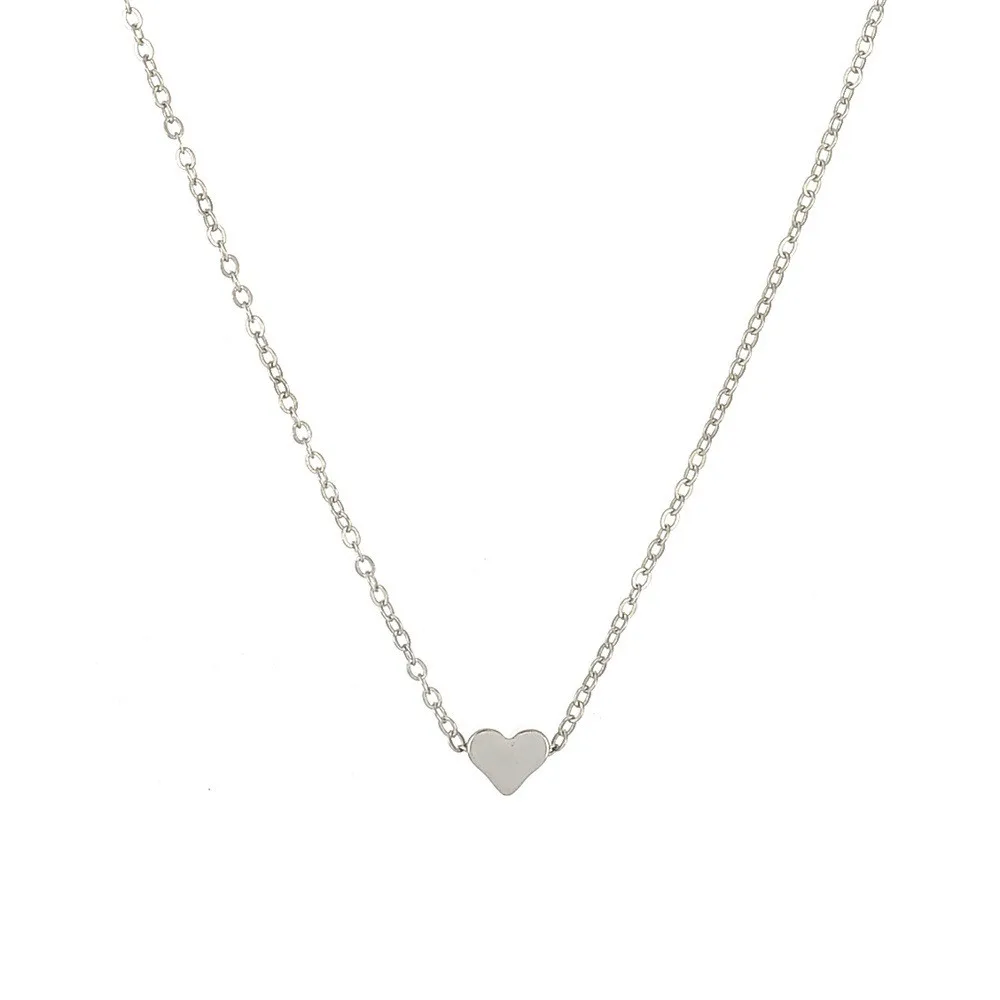 Gold Chain Heart Necklace - Obviously Fab