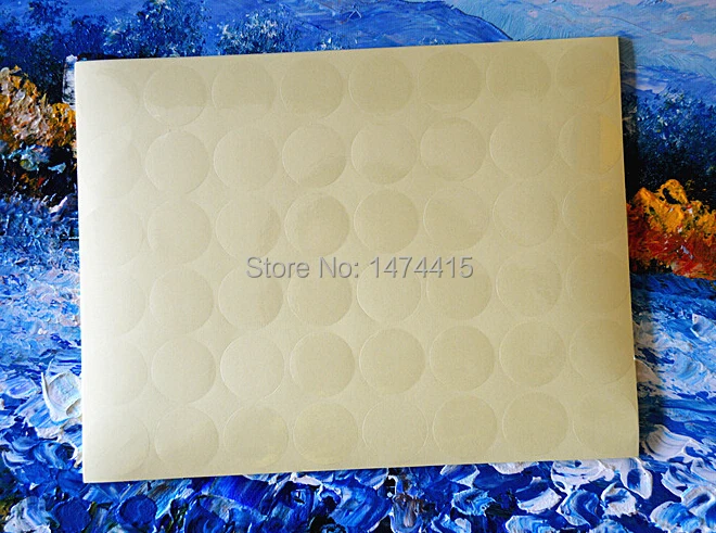 2.5cm diameter Round transparent Stickers,blank transparent label clear ...