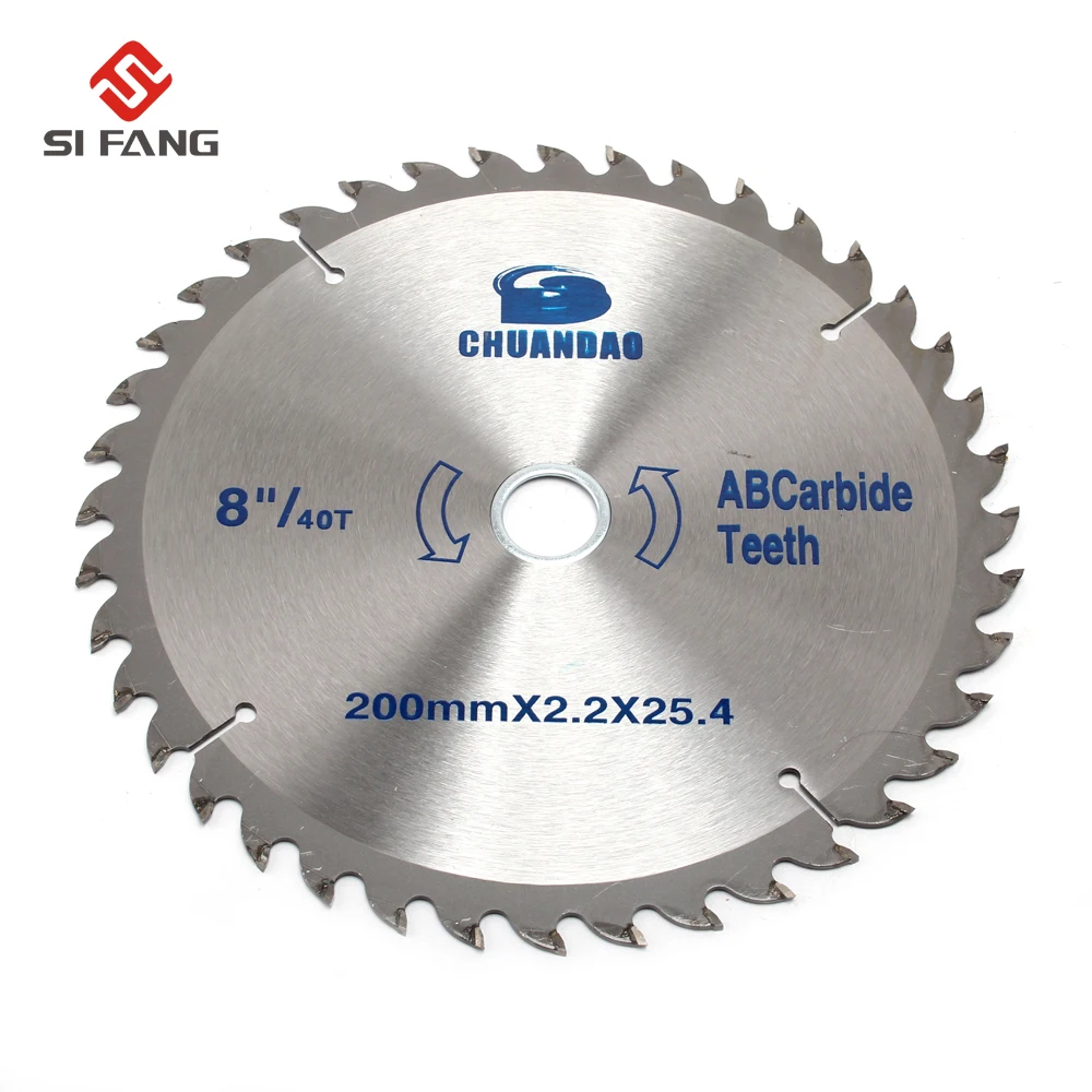 8 Inch 200mm40T 60T TCT saw blade General purpose hard & soft wood ...