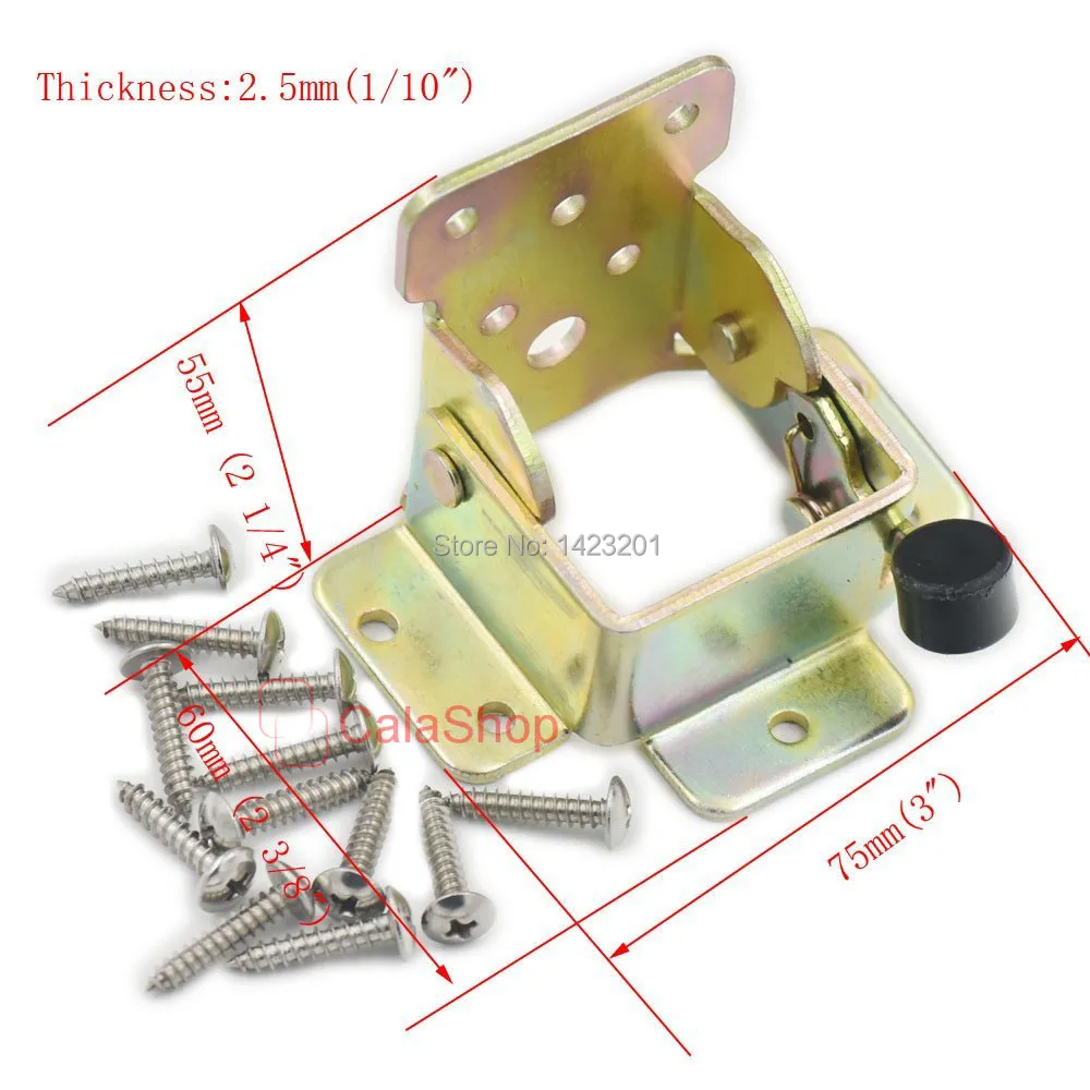 Sewing & Fiber Folding Lock Extension Foldable Table Bed Leg Feet ...