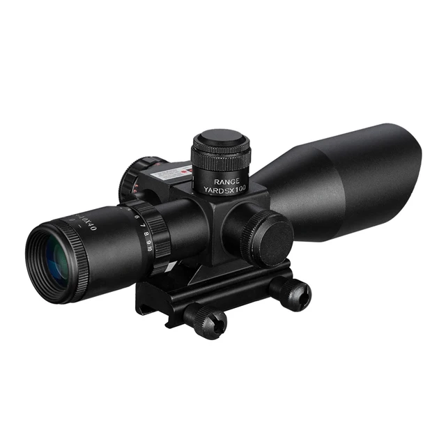 VX3 Tactical Rifle Scope 3.5-10x40 Illuminated Optic Sight Rifle Scope ...