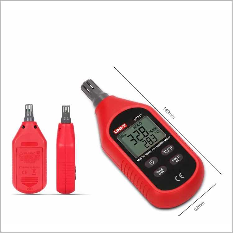 UNI T UT333 Mini LCD Digital Thermometer Hygrometers Air Temperature ...