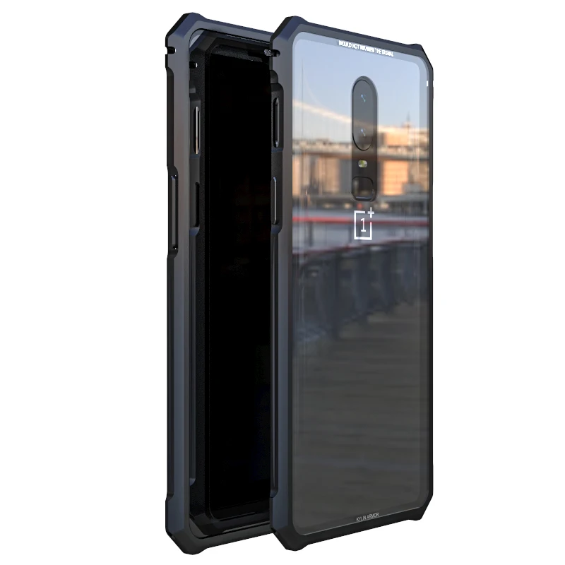 for OnePlus 6 Metal Case, Fashion Design Metal Protective Bumper Case ...