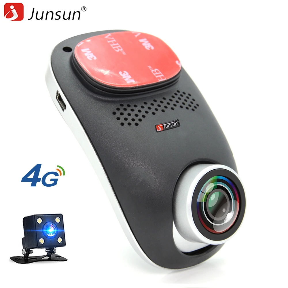 Junsun 4g Car Dvr Dash Cam Camera Support Android Gps Adas Ldws Remote