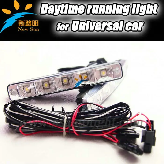 One set Universal DRL LED Light ,10W LED Auto Car Fog Light Good ...