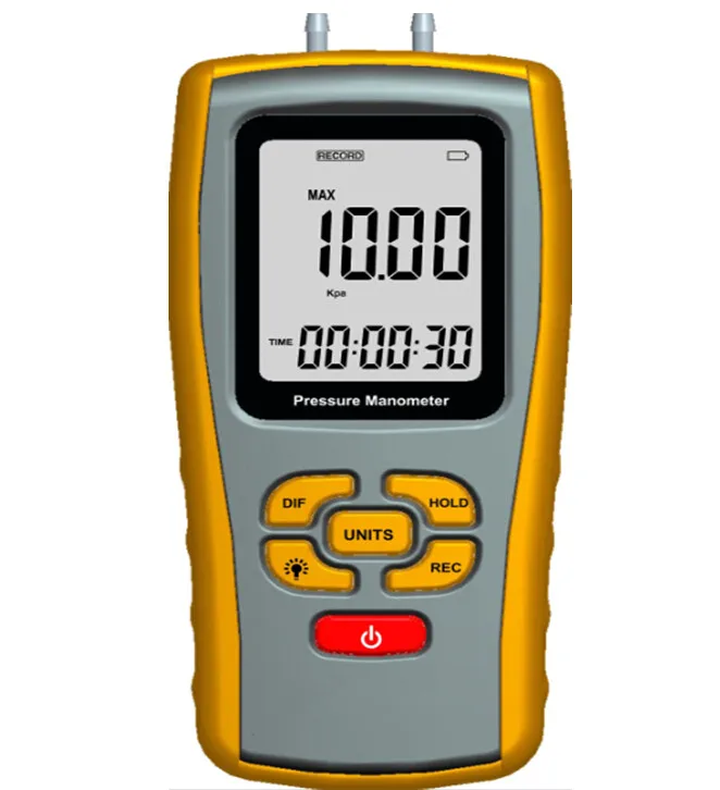 정밀 디지털 압력계 GM511 측정 범위 10kPa 최대 압력 50kPa 차동 압력 미터 게이지 압력계|manometer ...