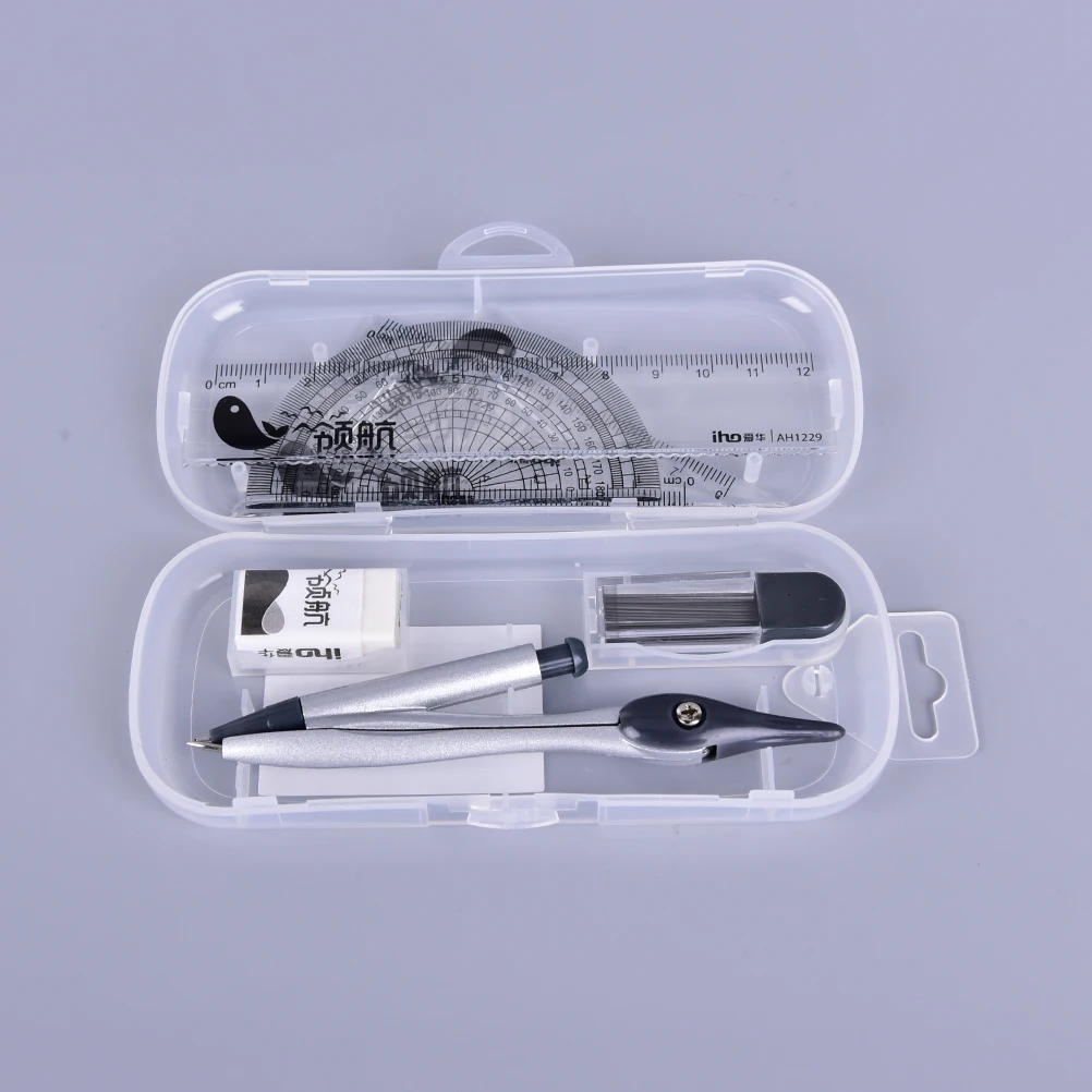 7 Pieces Of Compasses Ruler Set Student Ruler Set Brands Goniometro ...