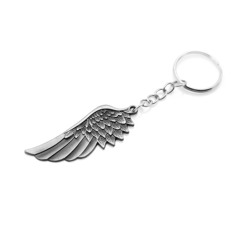 Original New Vintage Metal Angel Wing keychain retro unique alloy ...