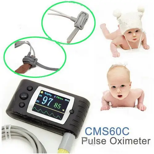 Baby/pediatric/neonate pulsoximeter, spo2 monitor, software analyseren ...