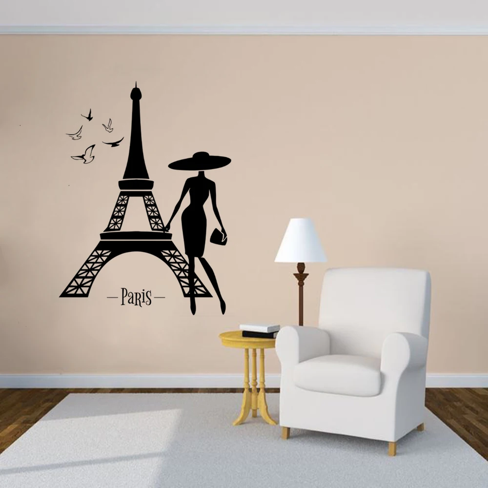 Paris Wall Stickers For Bedrooms