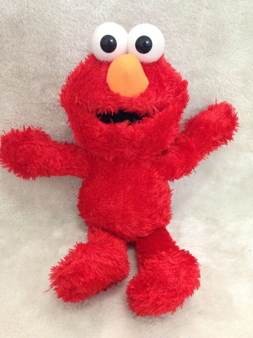 30CM Cartoon Sesame Street Elmo Plush Toys Soft Stuffed Dolls Children ...