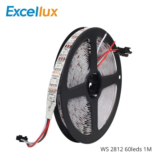 WS2812B RGB Led Strip 1M 60leds/m 2812 led strip IP30/IP65/IP67 ...