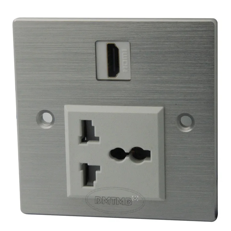 Aluminum Hdmi Ac Power Wall Plate And Support Customer Design - Panel ...