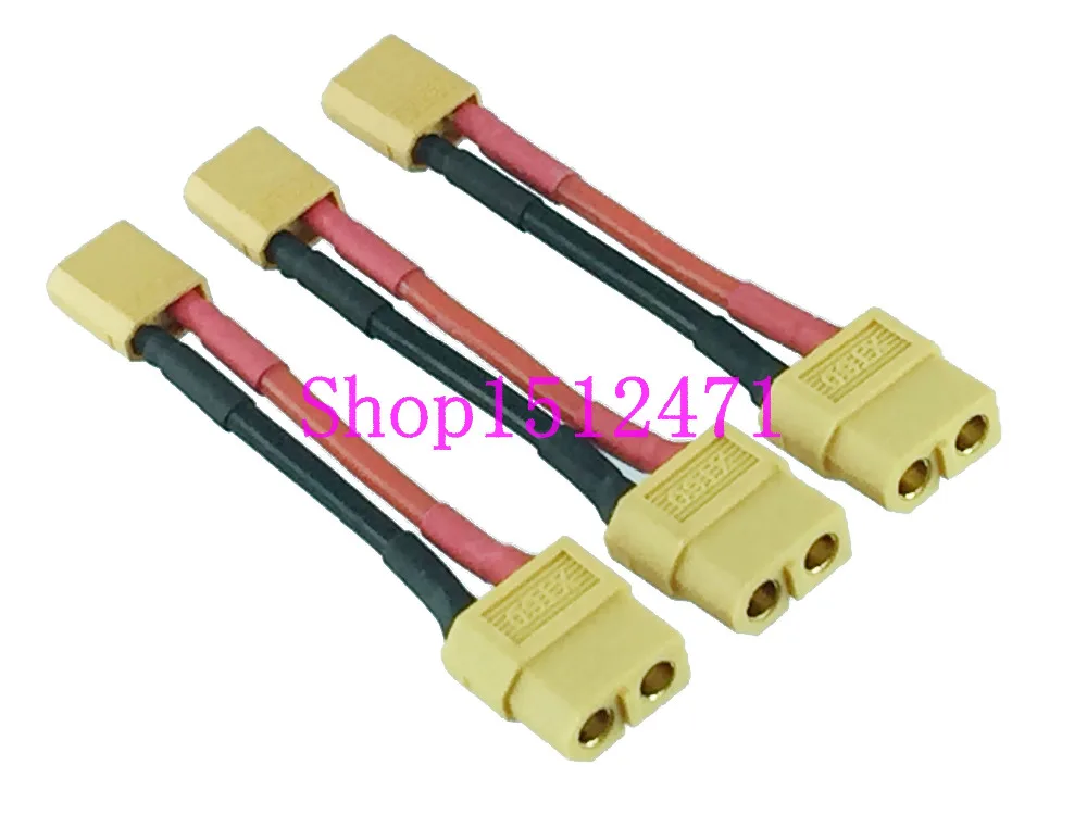 3pcs XT60 Female to XT30 XT 30 Male Adapter 16AWG 5CM Wire for RC Lipo ...