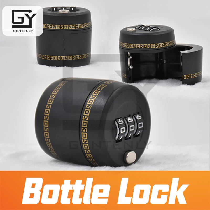 Puzzle lock room escape game 3 digit coded Bottle Lock place the lock ...