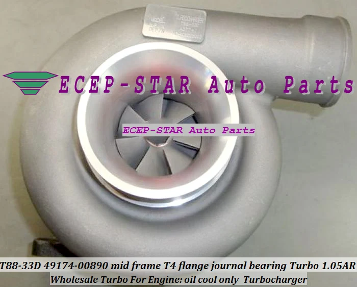 Free-Ship-T88-33D-49174-00890-Turbo-1-05-AR-T4-Flange-oil-c-Journal ...