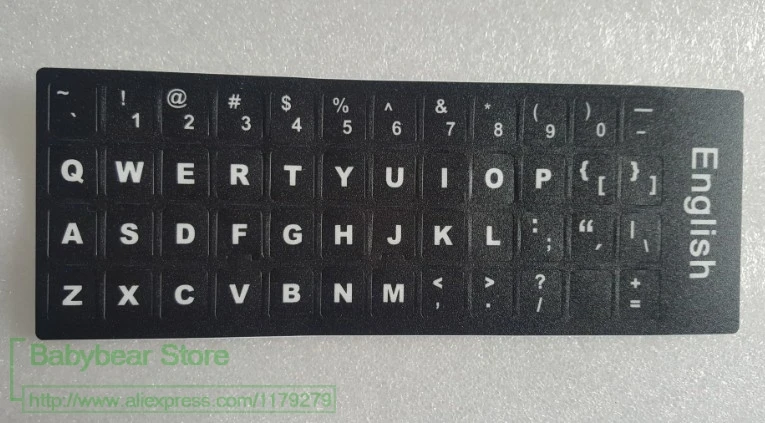Adesivo de alfabeto para teclado e laptop, adesivo para teclado em ...