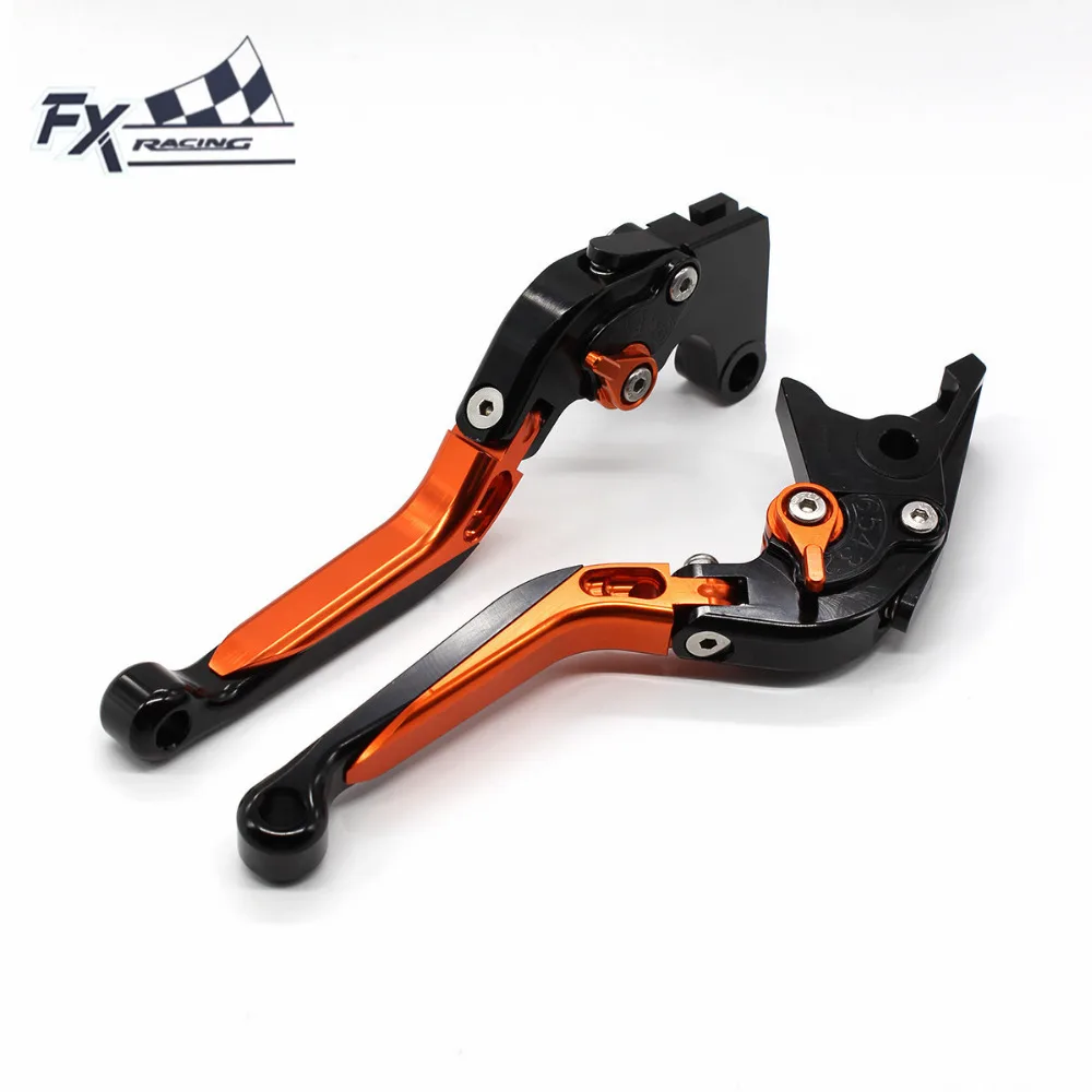 CNC Aluminum Adjustable Motorcycle Folding Extendable Brake Clutch ...