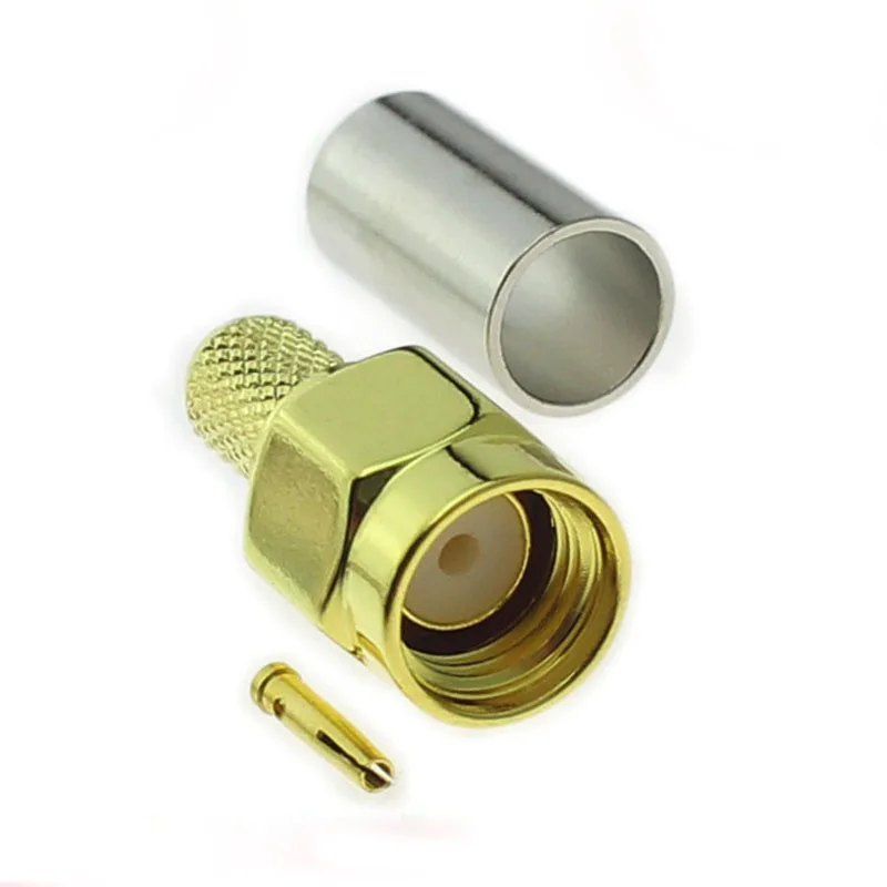 50pcs High Quality 50 3 RP SMA J Reverse Polarity SMA Connector ...