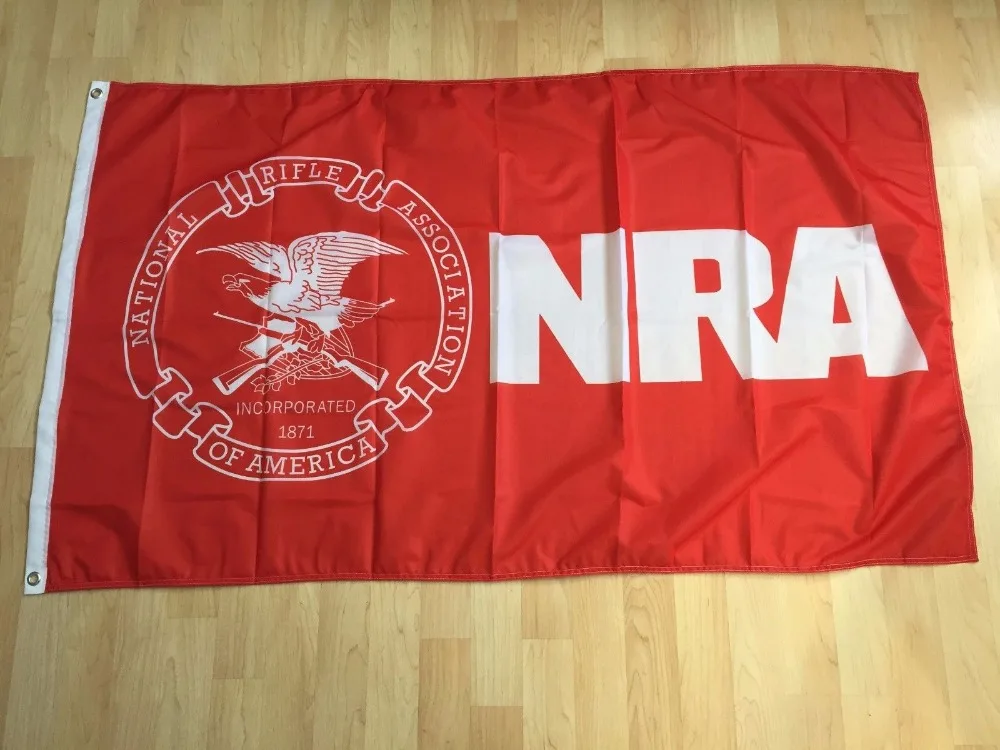 NRA polyester Large Indoor Outdoor Flag Banner metal holes Flag Custom ...