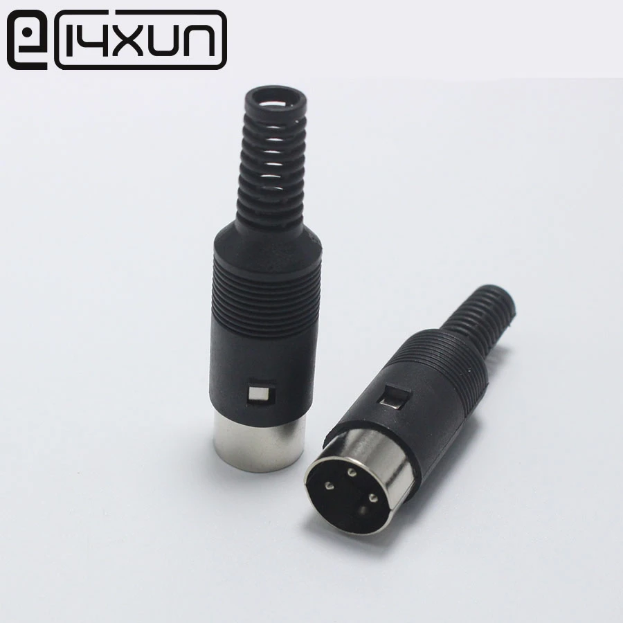 1pcs/lot 3 Pin Din Male Plug Connector With Plastic Handle 3 Pin Din ...