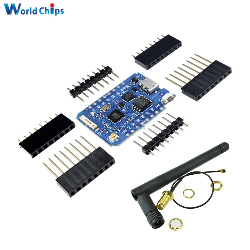 For WeMos D1 Mini Pro 16M Bytes External Antenna Connector ESP8266 WIFI ...