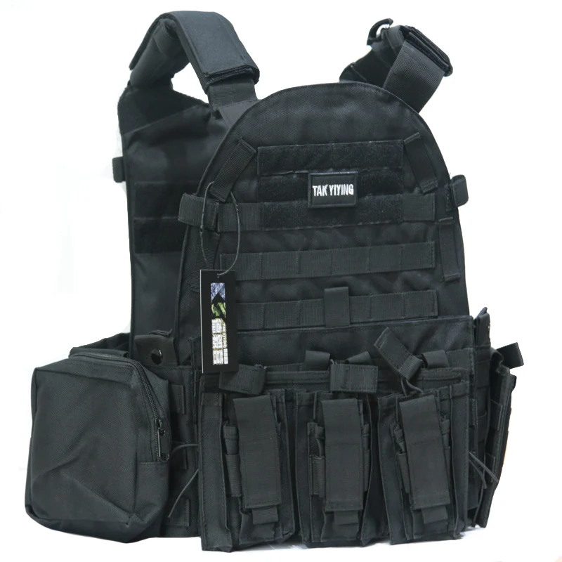 TAK-YIYING-Tactical-Vest-Body-Armor-With-Mag-Pouches-Hunting-Airsoft ...