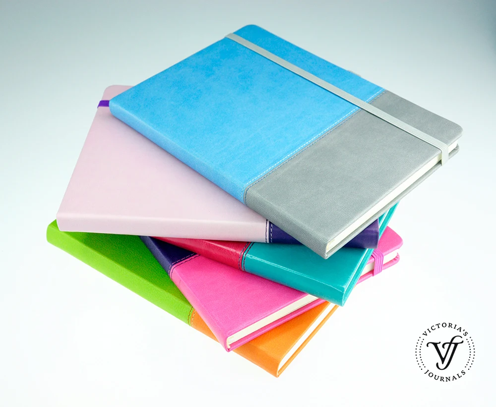 Victoria's Journals Duo Leatherette Hard Cover Journal Notebook With ...