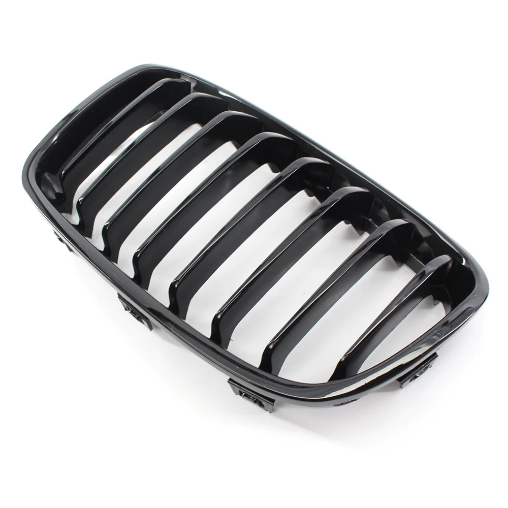 Яркая черная Передняя решетка решетки для Bmw F20 F21 1 серии 2011