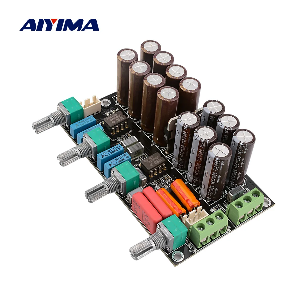AIYIMA OPA2604 предусилитель тональная плата звук тон Управление усилитель предусилитель ВЧ СЧ ...