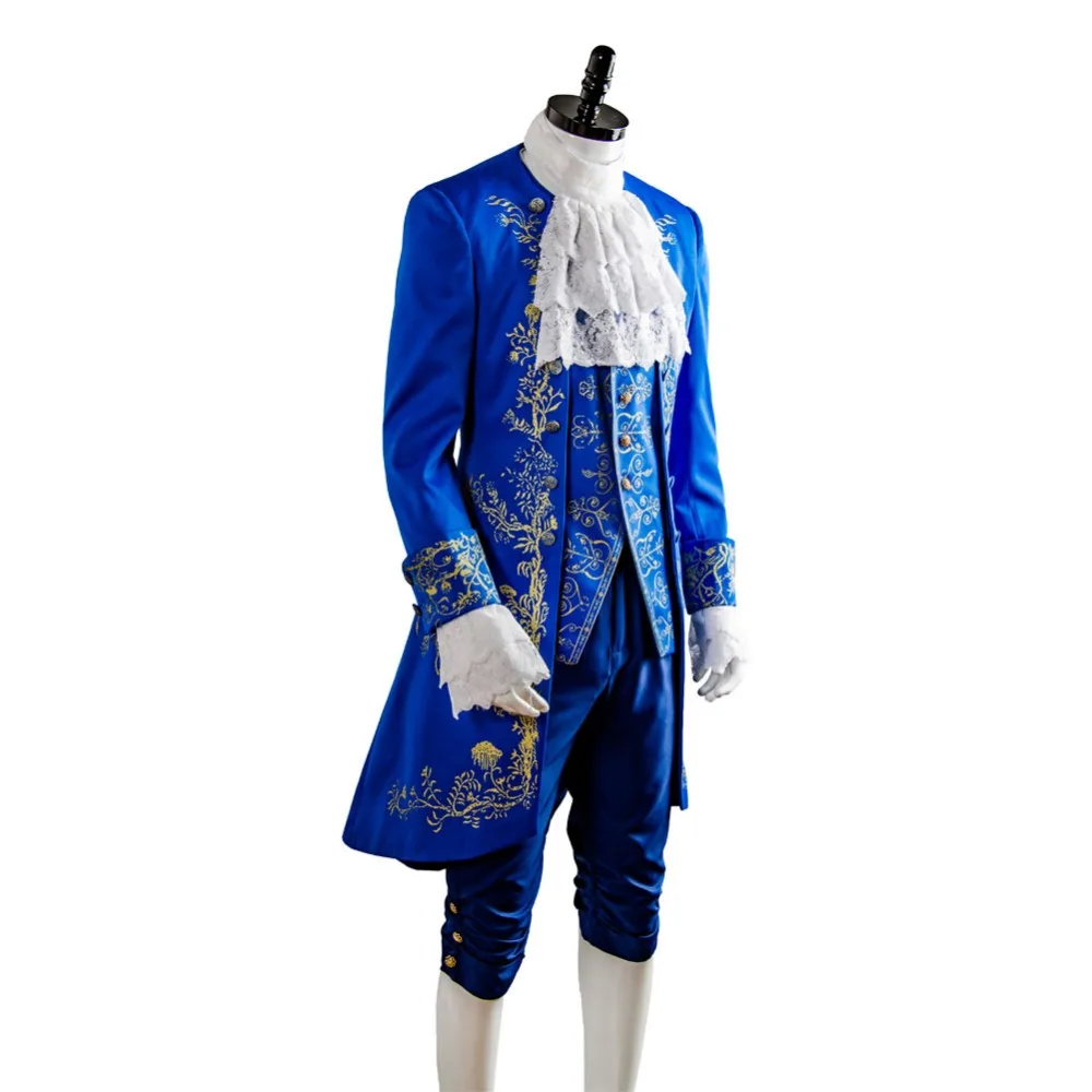 Film Beauty And The Beast Dan Stevens Prince Cosplay Costume ...