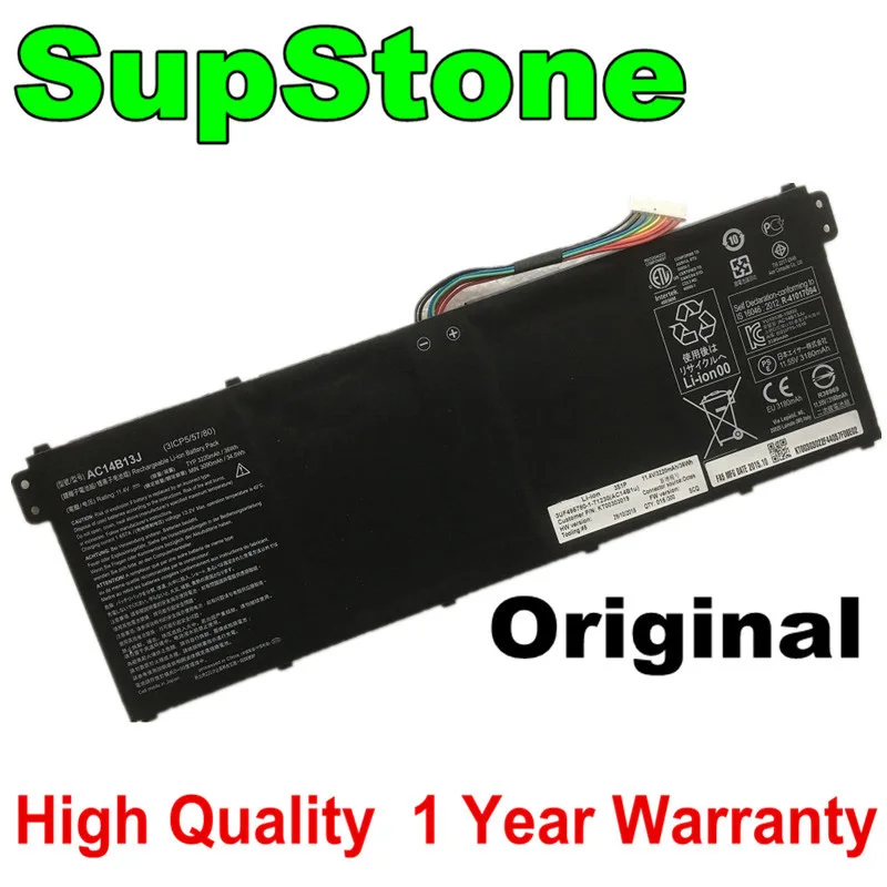 SupStone OEM AC14B18J AC14B13J Laptop Battery for Acer Aspire E3-111 E3 ...