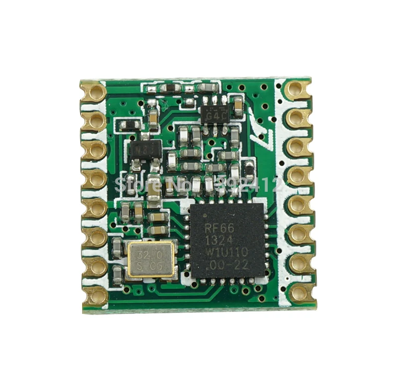 Módulo transceptor RF módulo FSK RFM66W alta sensibilidade 123dbm, 433 ...