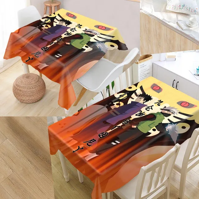 Anime Naruto 02 Custom Table Cloth Oxford Fabric Rectangular Waterproof ...
