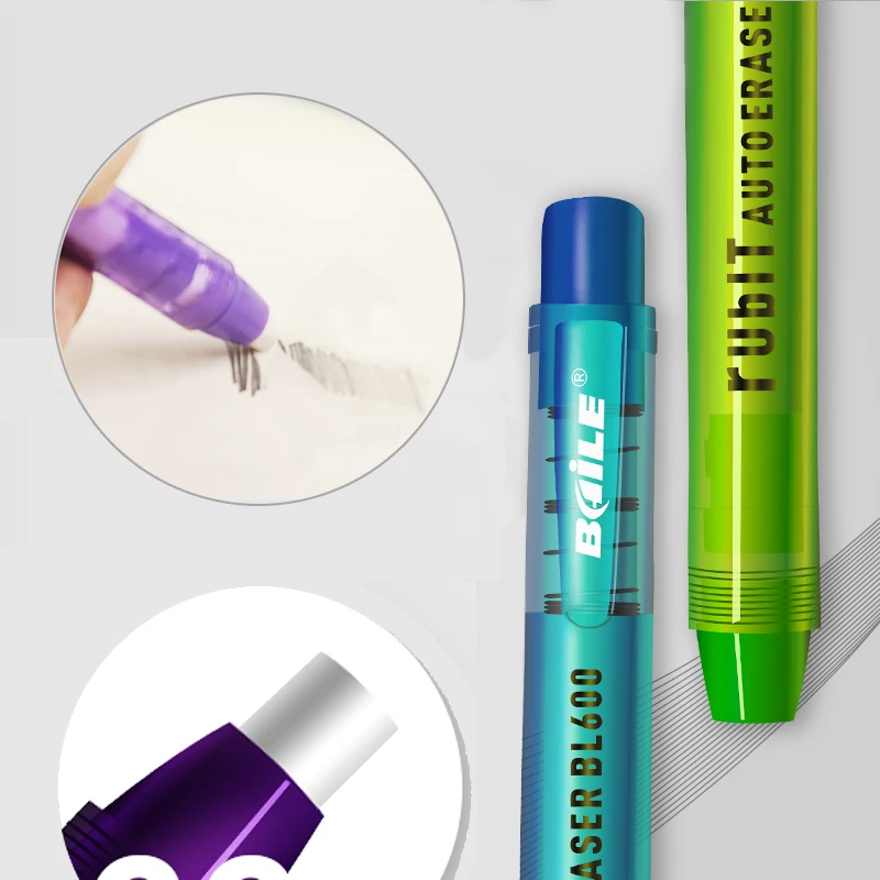 Creative Lipstick Erasers Plastic Rose Pencil Rubber Eraser for Kids ...