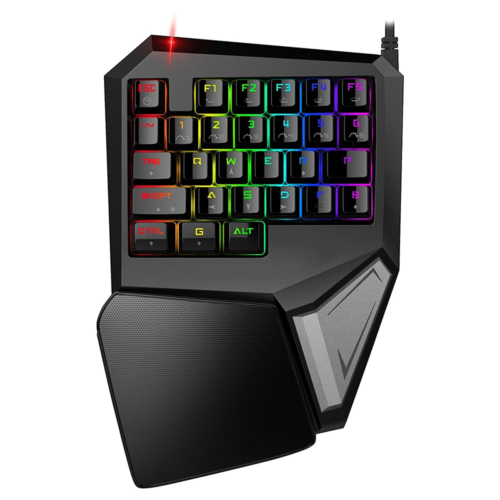 T9 Plus 29 Keys Programmable Mechanical One/Single Hand USB Wired LOL ...