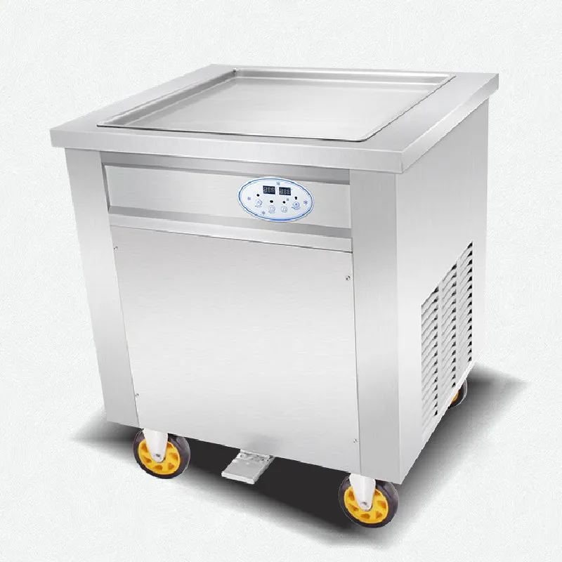Yogurt-Frying-Machine-One-Pan-Fried-ice-cream-roll-machine-Fry-flat-ice ...