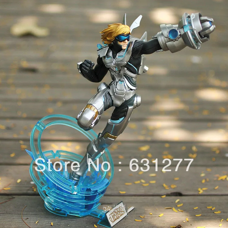 Free shipping Anime LOL Ezreal PVC Action Figure Model Toy 30CM ...