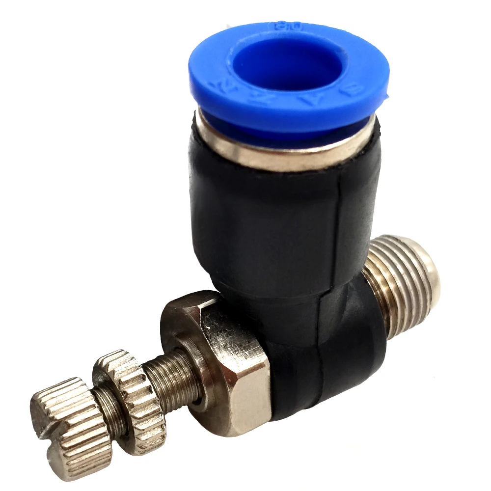 MEGAIRON OD 8mm Male Threaded 1/8" METER OUT Pneumatic Fitting Tools ...