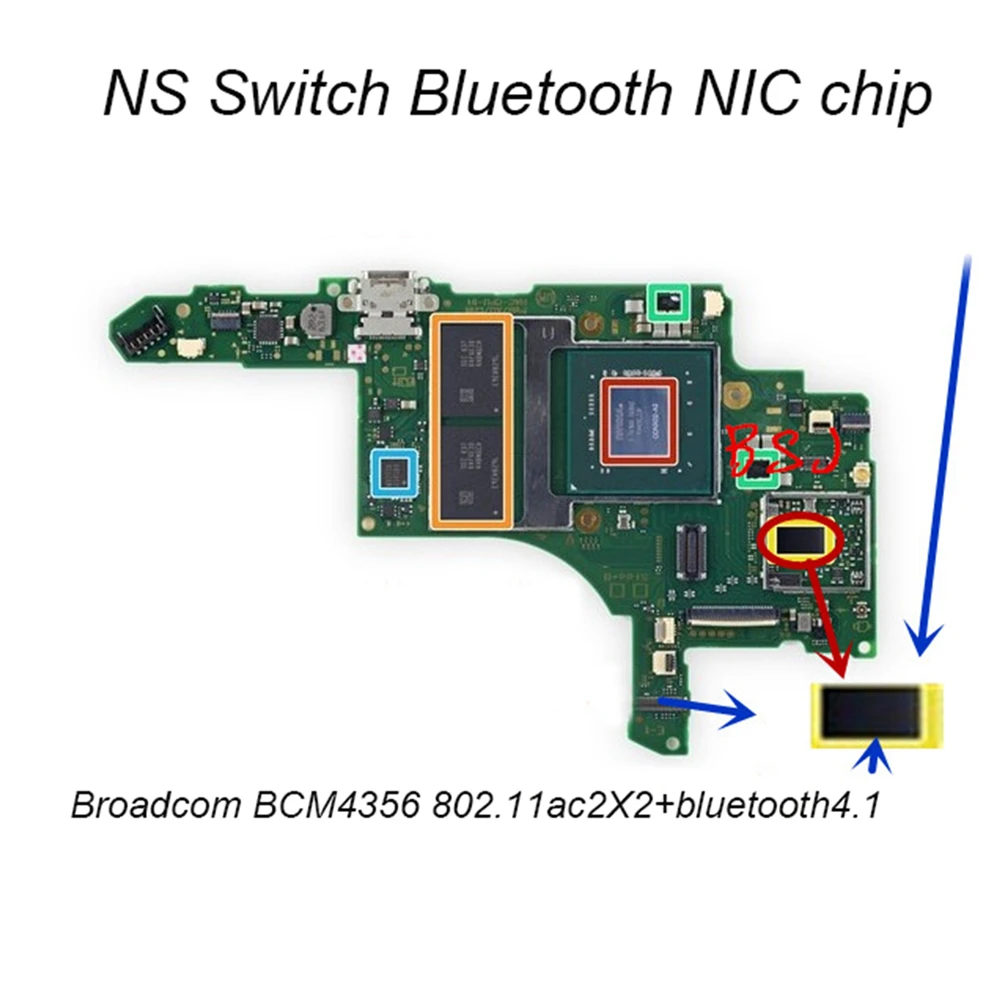 Bluetooth Network Card NIC Chip for NS Nintendo Switch Replacement ...