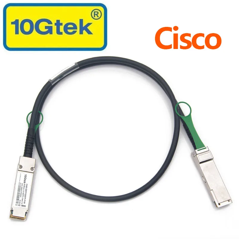 10Gtek QSFP Cable 1m QSFP H40G CU1M 40G QSFP+ to QSFP+ Passive Direct ...