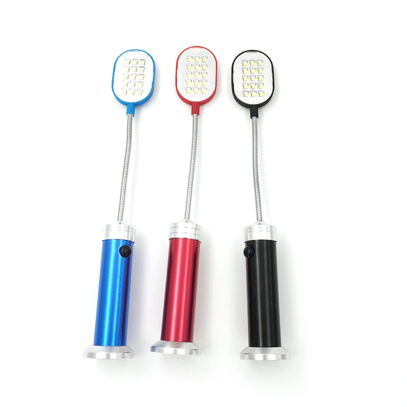 Flexible Ultra Bright Mini 15LED Magnetic Work Light 360 Degree ...